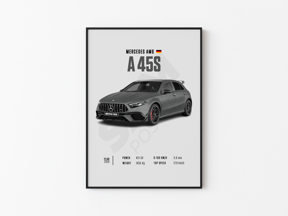 Mercedes AMG A45S Poster